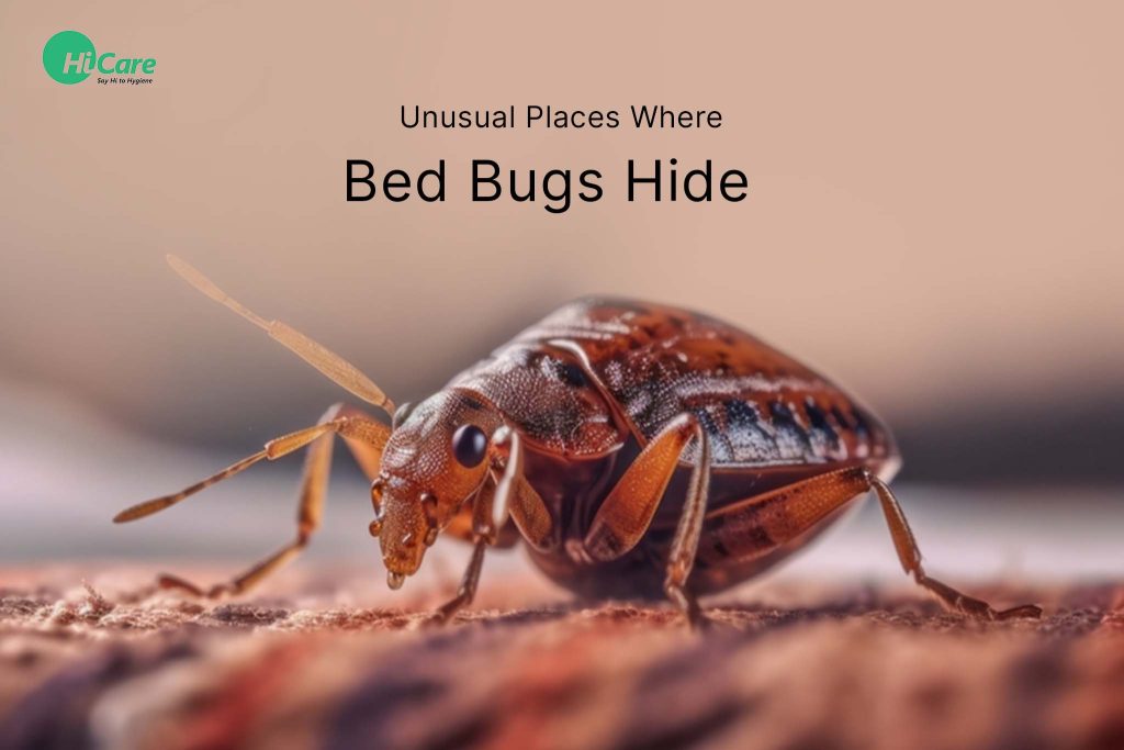 Top 10 Unusual Bed Bug Hiding Places | HiCare